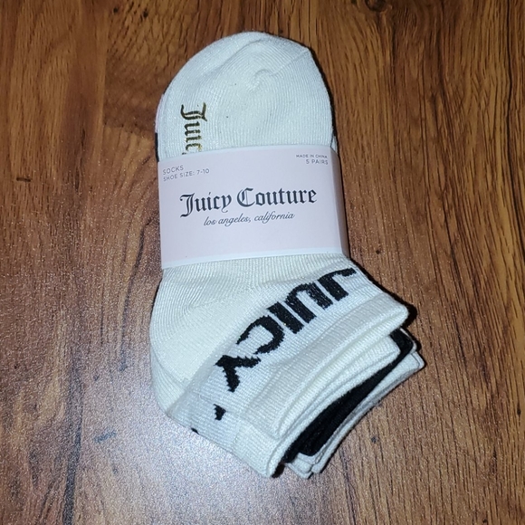 Juicy Couture | Accessories | Nwt Jc Socks | Poshmark